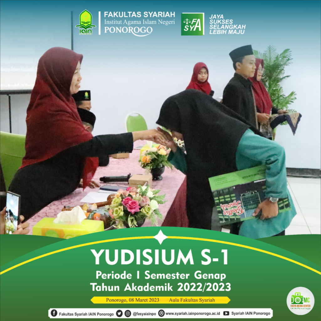 Yudisium Sarjana Fakultas Syariah IAIN Ponorogo Periode I Semester ... Yudisium Sarjana Fakultas Syariah IAIN Ponorogo Periode I Semester ...